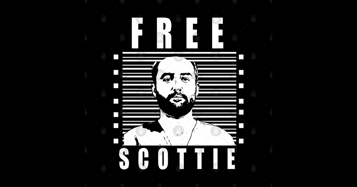 free scottie - Scottie Scheffler - Sticker | TeePublic