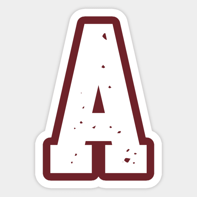 LETTER A DESIGN - Letter A Design - Sticker | TeePublic
