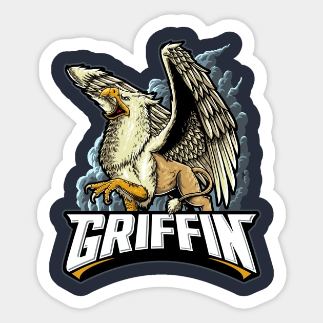 griffin creature - Griffin Creature - Sticker | TeePublic