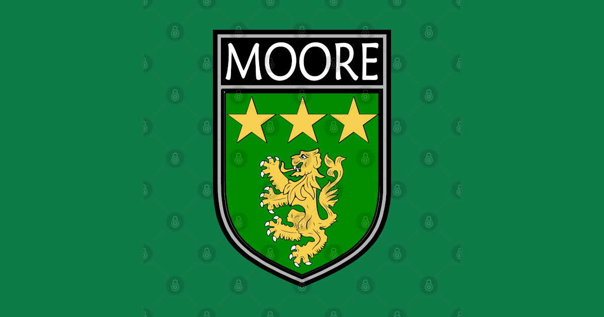 Irish Clan Crest - Moore - Moore - T-Shirt | TeePublic