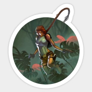 Tomb Raider Lara Croft Cartoon Stickers for Sale | TeePublic