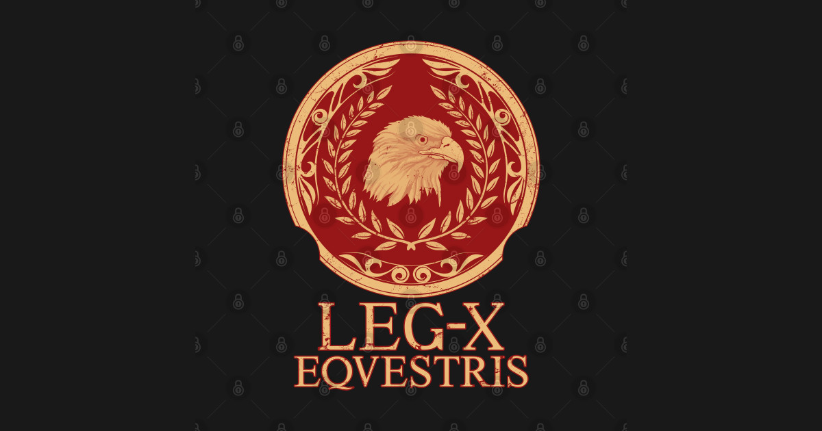 Legio X Equestris Roman Legionary Emblem - Spqr - T-Shirt | TeePublic
