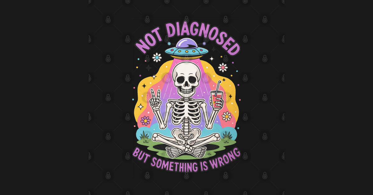 Alien Abduction Skeleton with Dark Humor - Dark Humor Skeleton - T ...
