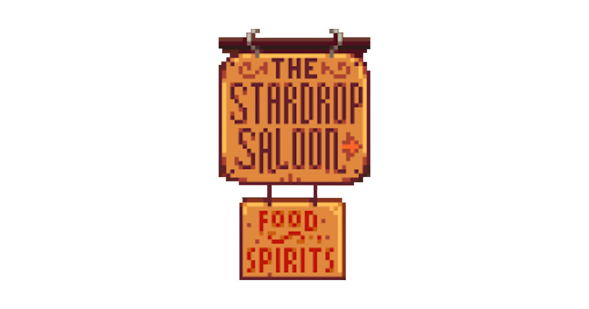 Stardew Valley Stardrop Saloon - Sdv - T-Shirt | TeePublic