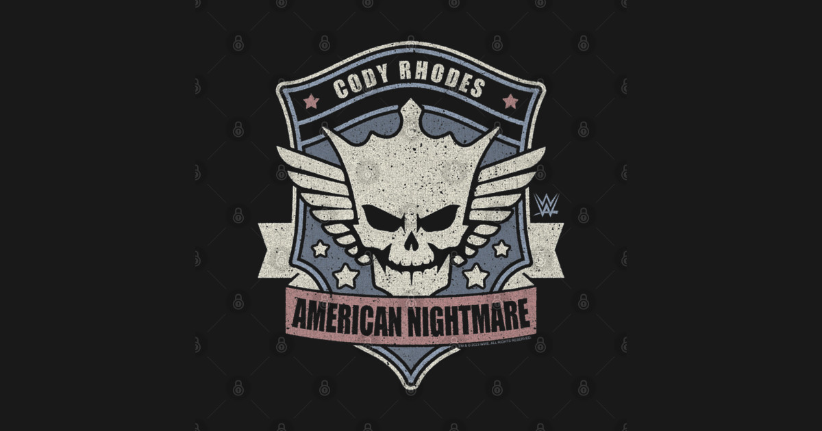 Cody Rhodes American Nightmare Logo Distressed - Cody Rhodes - Kids ...