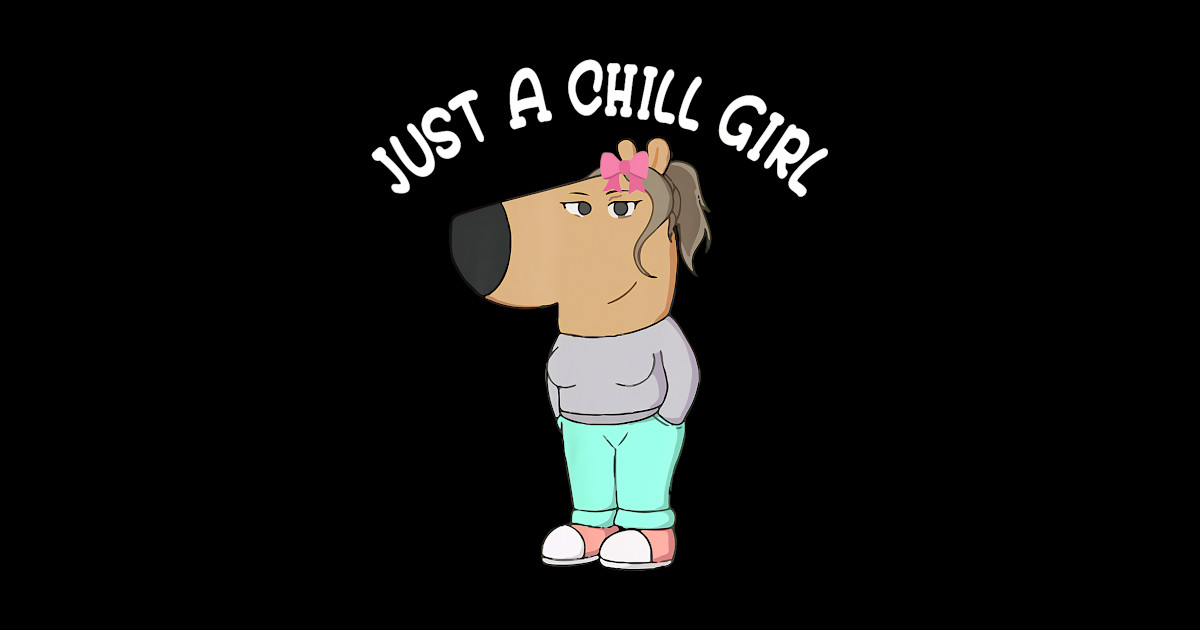 Just A Chill Girl Chill Guy Dog Meme - Chill Guy - Sticker | TeePublic