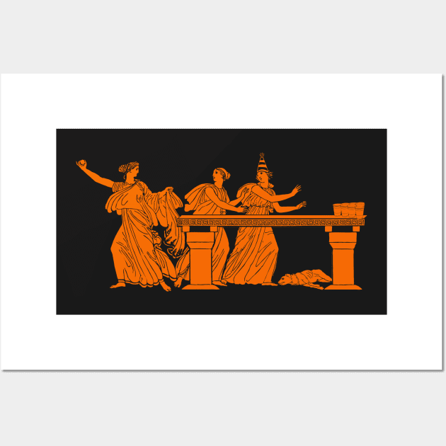 toga party with border - Greek - Posters and Art Prints | TeePublic