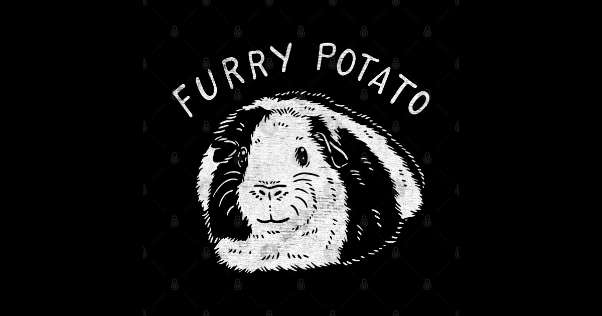 furry potato rabbit - Potato - Sticker | TeePublic