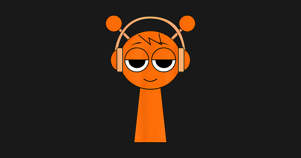 Orange Character Funny Sprunki Oren - Gaming - T-Shirt | TeePublic