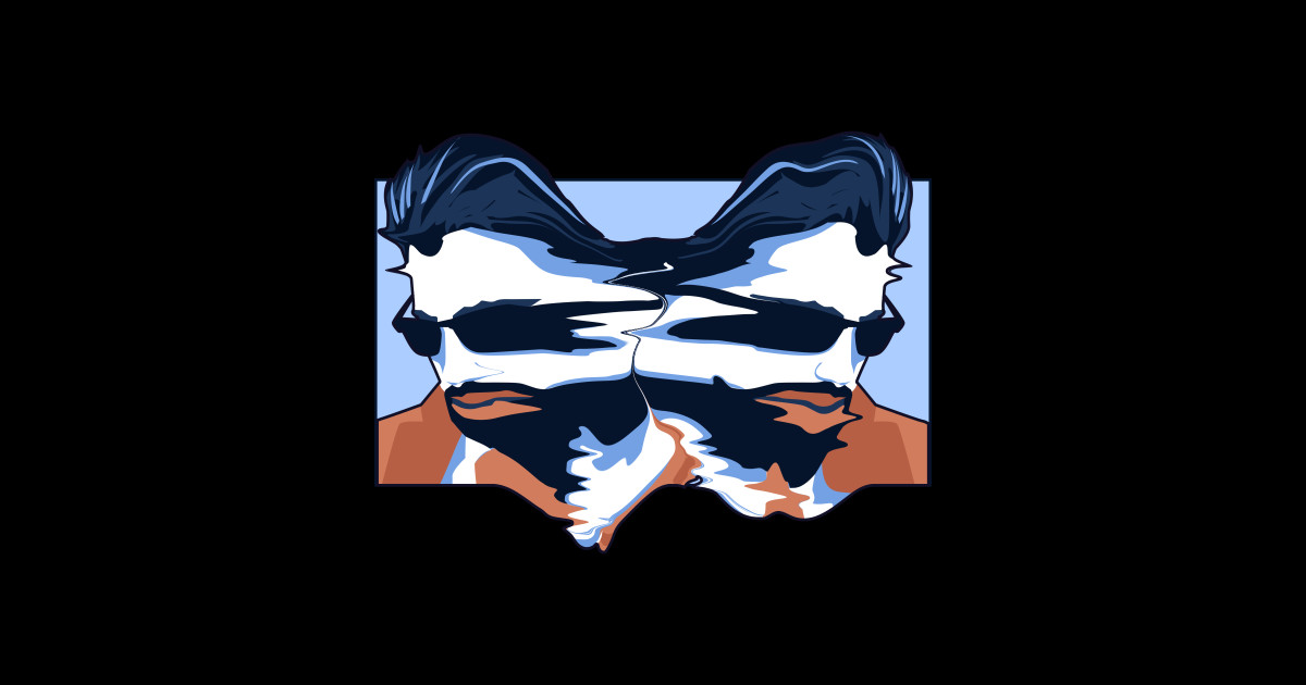 Glitch man - Glitch - Sticker | TeePublic