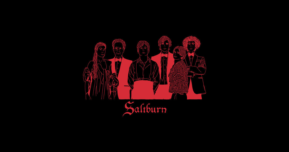 Saltburn Simple Drawing - Saltburn - Sticker | TeePublic