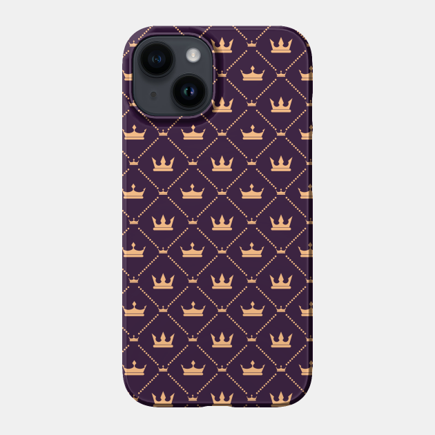 Cute Geometric Crown Pattern - Crown - Phone Case | TeePublic