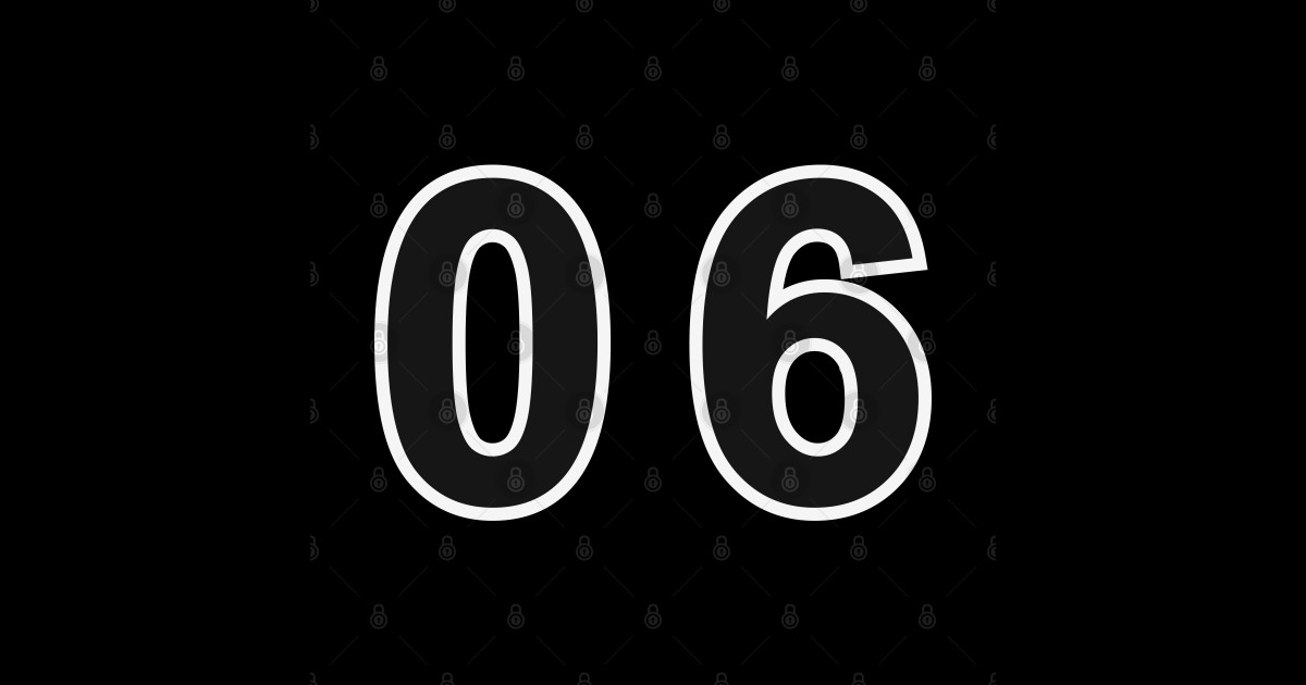 number 6 - Number 6 - Sticker | TeePublic