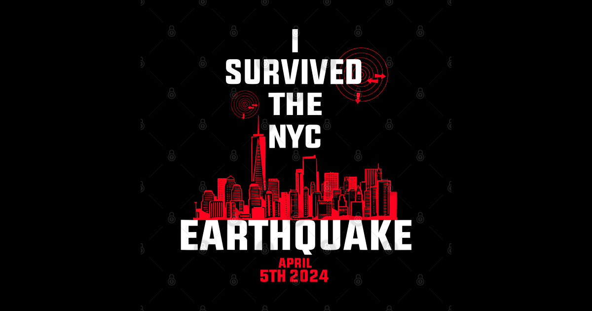 I Survived-The-Nyc-Earthquake - I Survived The Nyc Earthquake - Sticker ...