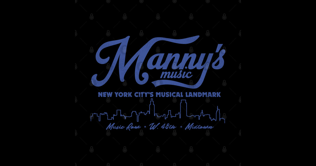 Manny's Music Defunct Store New York City - New York City - Sticker ...