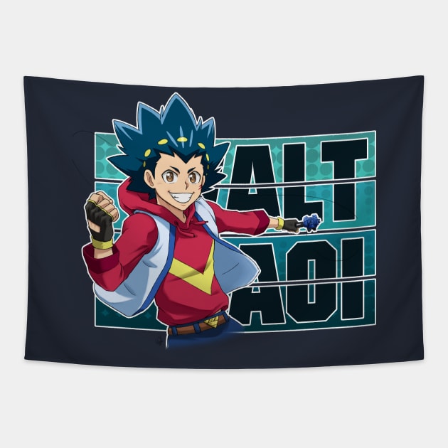 Valt Aoi - Beyblade Burst Surge/Sparking - Beyblade Burst - Tapestry ...