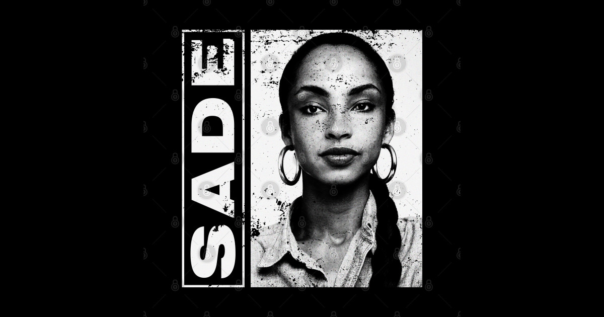 Sade 80s 90s // Vintage Distressed Fanart - Sade - Sticker | TeePublic