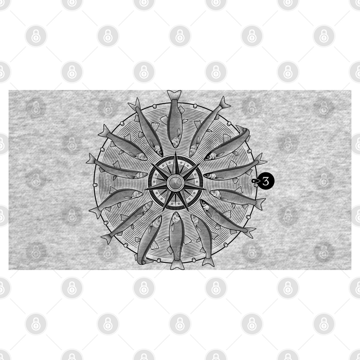 Wheel of Fish - Fishingtshirt - T-Shirt | TeePublic