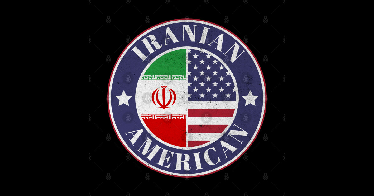 Proud Iranian-American Badge - Iran Flag - Iranian - Posters and Art ...