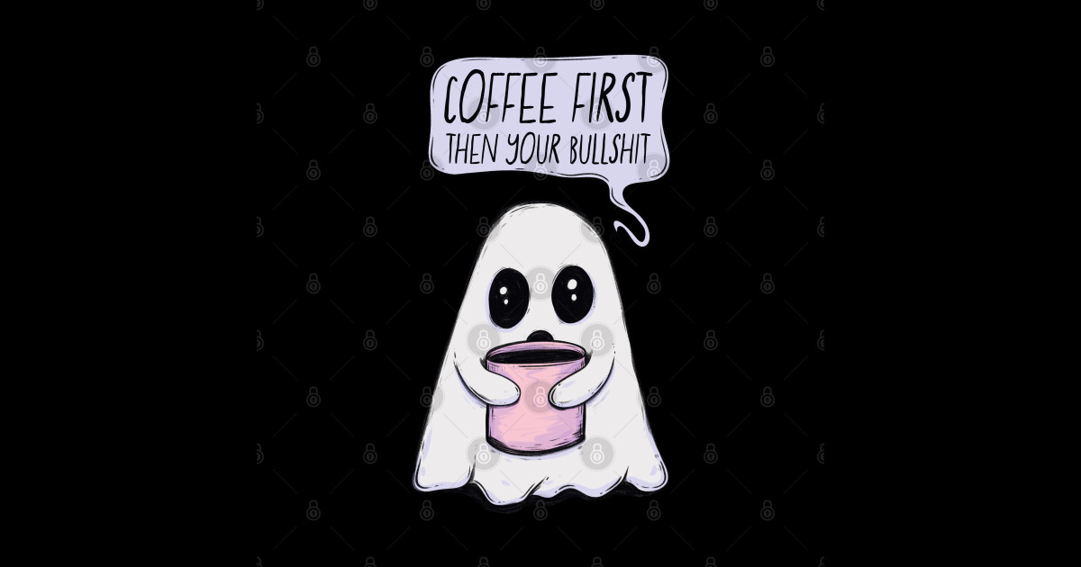Coffee first - Coffee - Sticker | TeePublic