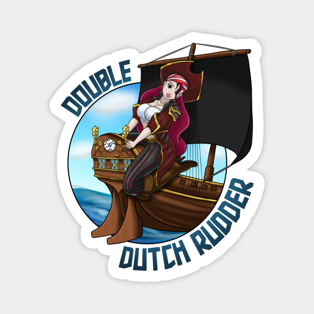 Team Double Dutch Rudder - Teamdoubledutchrudder - Magnet | TeePublic