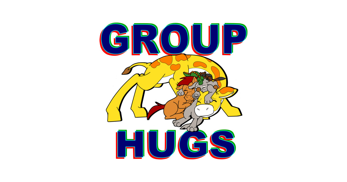 Group Hugs - Group Hug - Sticker | TeePublic