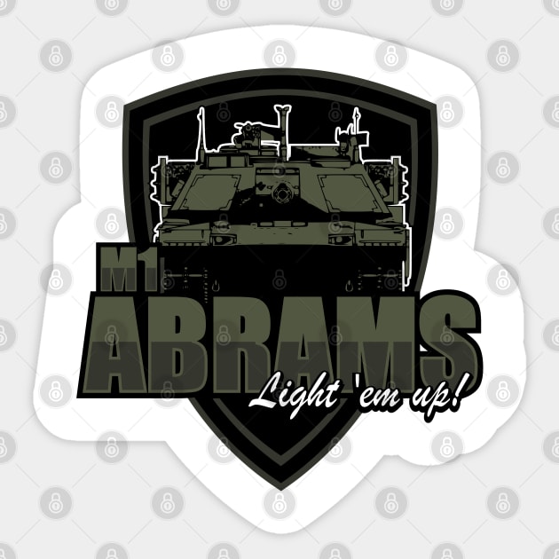 M1 Abrams - Us Army Tank - Sticker | TeePublic