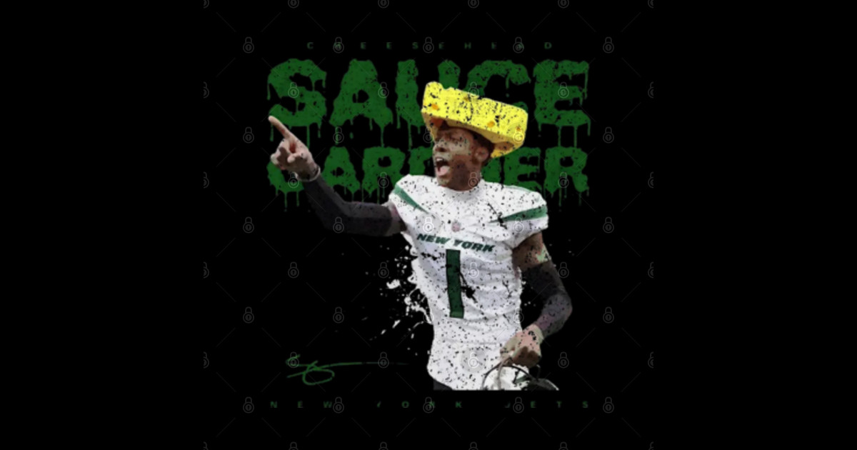 Sauce Gardner—Cheesehead A Retro Football Moment - Sauce Gardner ...
