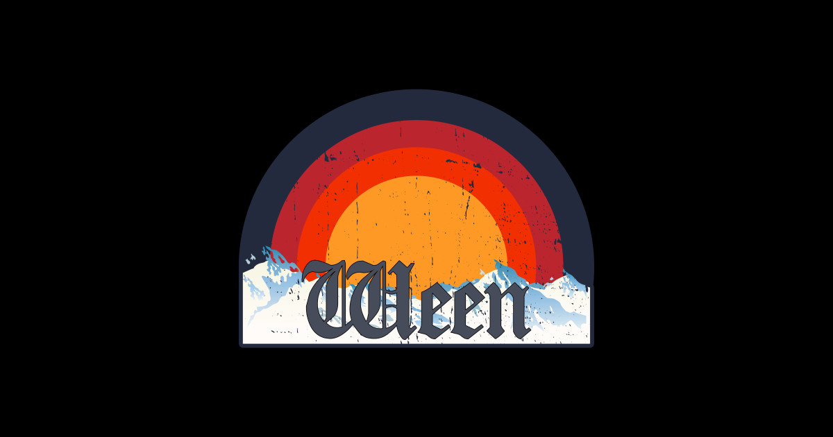 ween /// vintage retro - Ween - Sticker | TeePublic