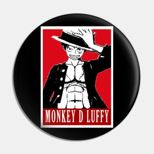 Pirate Monkey Luffy Anime Pins and Buttons for Sale | TeePublic