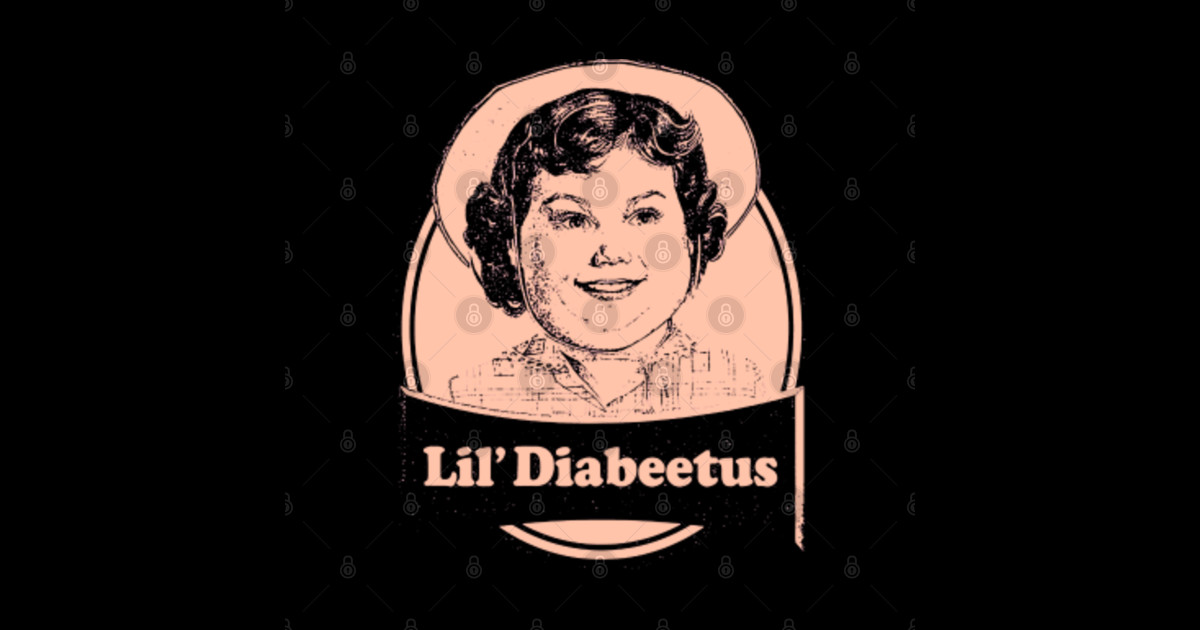 lil diabeetus Vintage - Diabeetus - Sticker | TeePublic