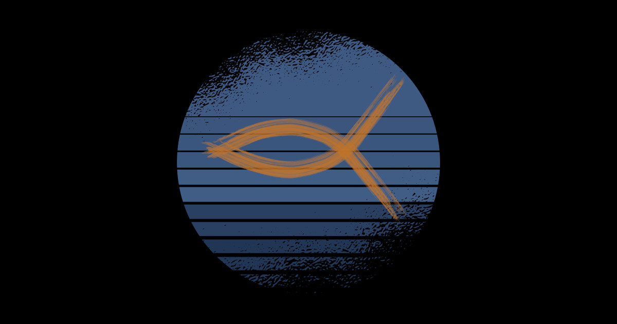 Ichthys Fish Christianity - Ichthys - Sticker | TeePublic