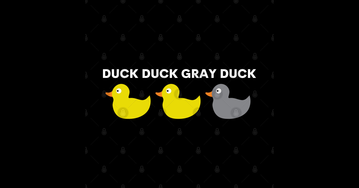 Duck Duck Gray Duck Minnesota - Duck Duck Gray Duck - Sticker | TeePublic