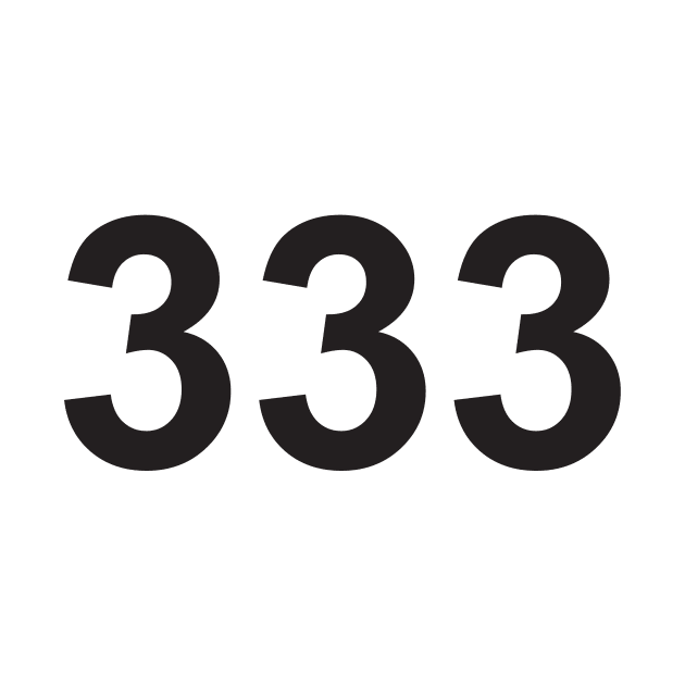 Angel number 333 - Numerology - T-Shirt | TeePublic