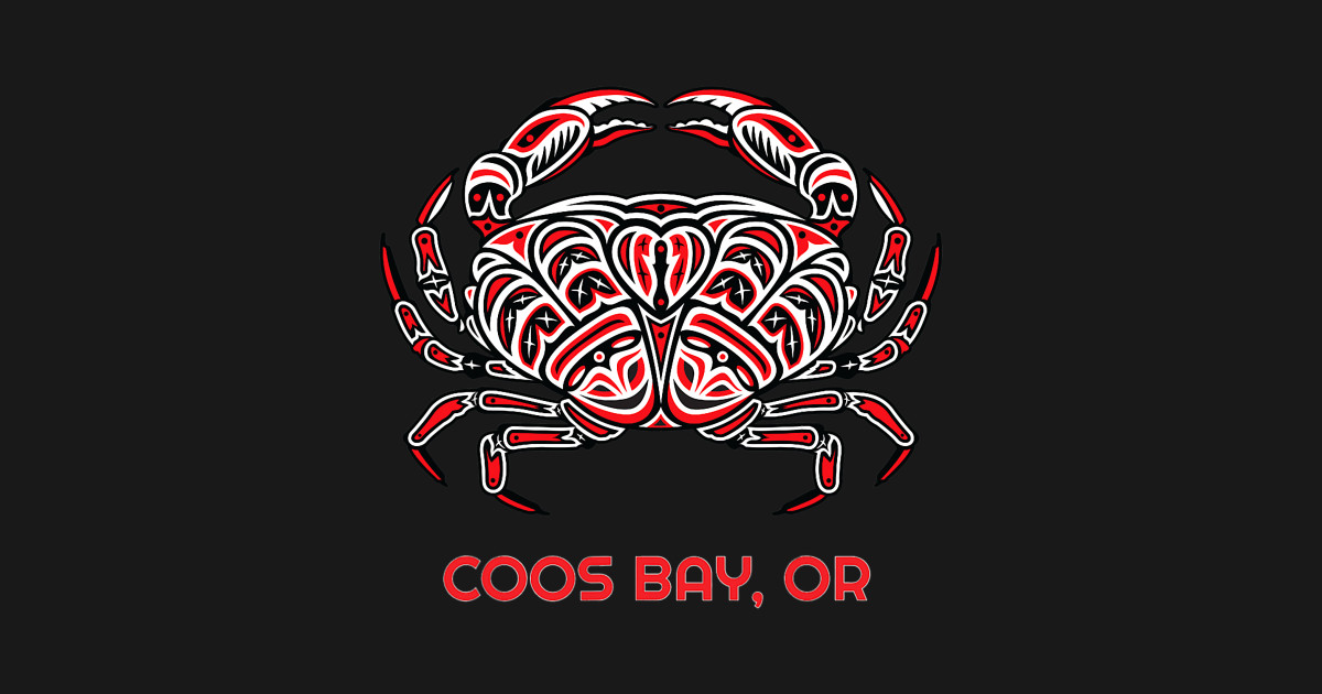 Cute Crab Coos Bay Oregon Dungeness Crab Native American - Native ...