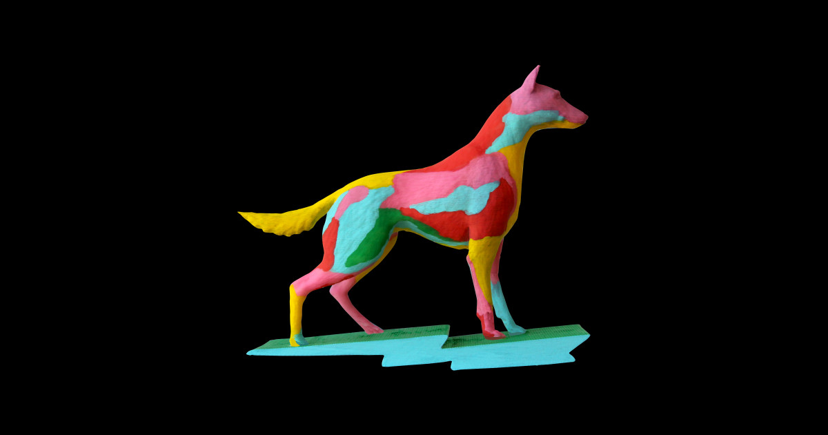 Dingo Flour Fremantle Logo in Colour - Fremantle - Sticker | TeePublic