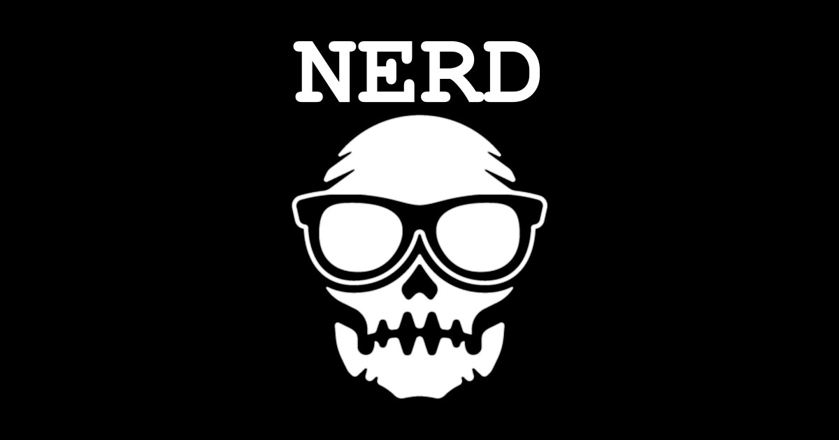 Nerd Skull - Nerd Skull - Sticker | TeePublic