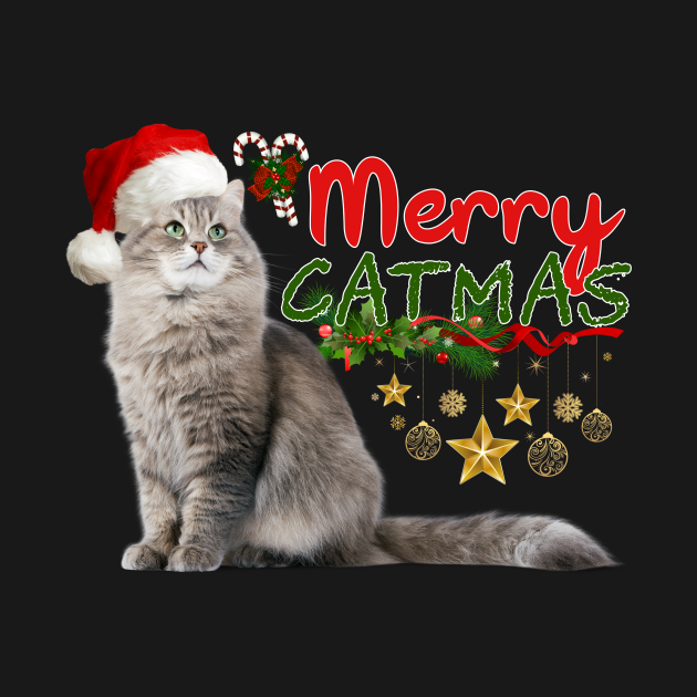 Funny Cat Lover Gift, Merry Catmas Christmas day 2021 - Merry Catmas ...