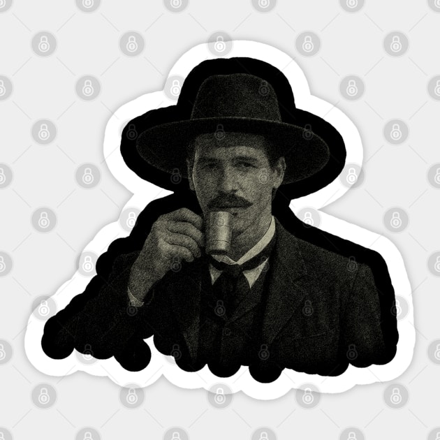 val kilmer doc holliday - Doc Holiday - Sticker | TeePublic