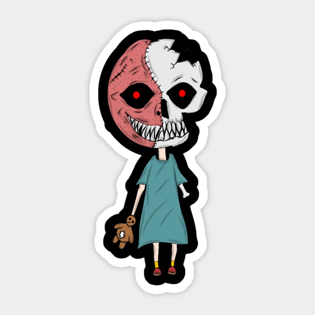 Ghost girl - Awesomedesign - Sticker | TeePublic