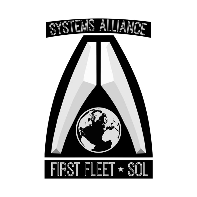 Systems Alliance First Fleet - Mass Effect - T-Shirt | TeePublic