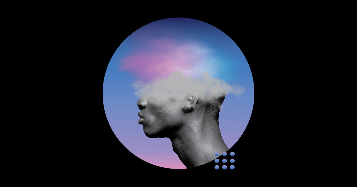 Abstract Vaporwave Head Retro Aesthetic Synthwave Cyberpunk ...