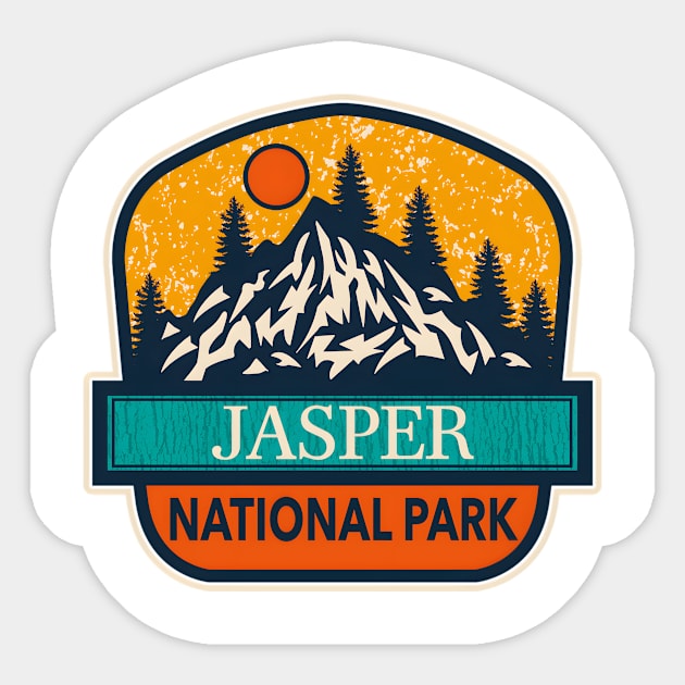 Jasper National Park - Jasper National Park - Sticker | TeePublic