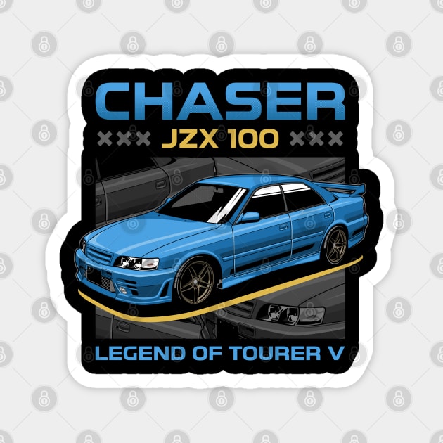 Toyota Chaser JZX100 JDM - Toyota Chaser Jzx100 - Magnet | TeePublic