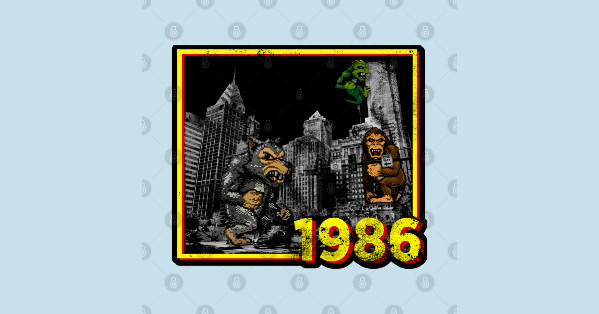 Retro Monsters - Arcade - T-Shirt | TeePublic