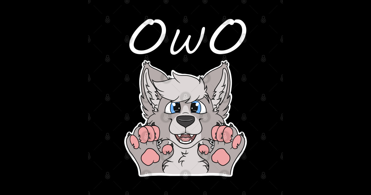 OwO furry - Furry - Sticker | TeePublic