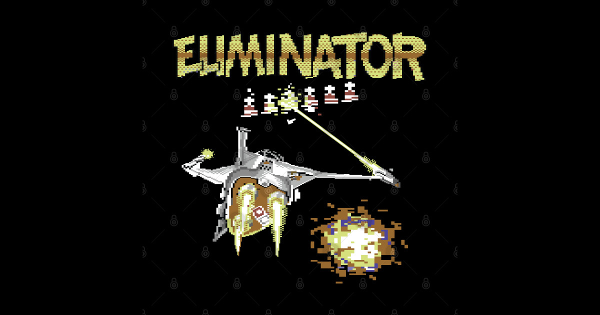 Eliminator - C64 - Sticker | TeePublic