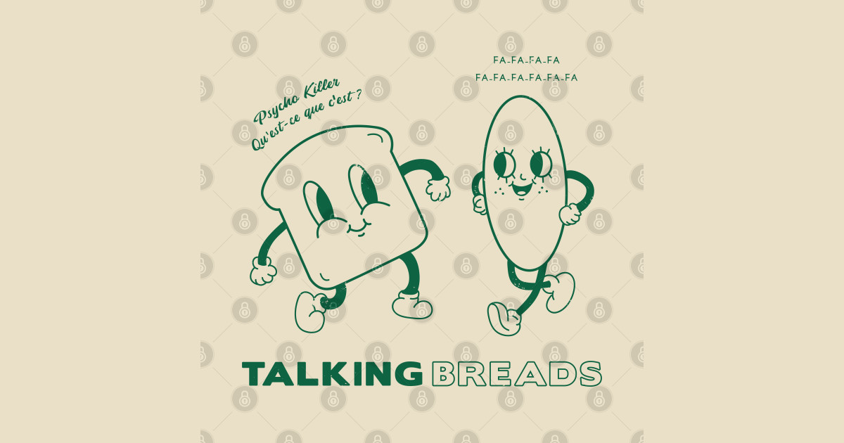 Talking Breads - Talking Heads - T-Shirt | TeePublic
