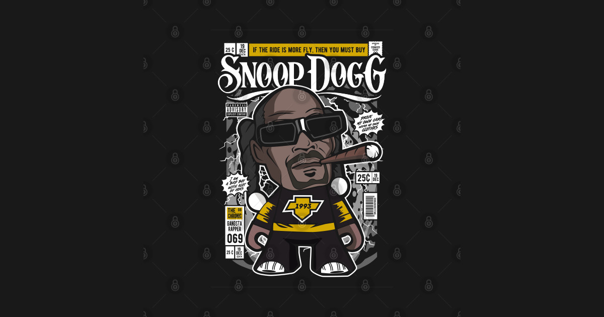 Snoop Dogg Pop Culture - Rapper - T-Shirt | TeePublic