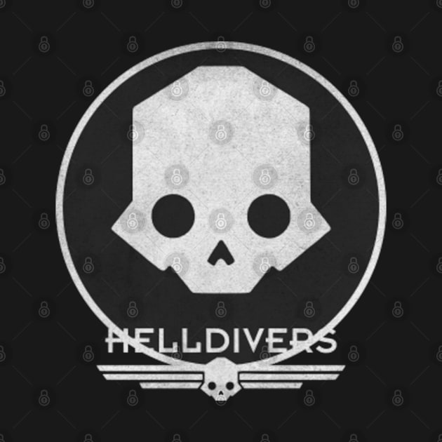 Helldivers logo white color dot texture effect - Helldivers Logo White ...